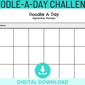 10 Month Doodle-a-day Challenge - Etsy