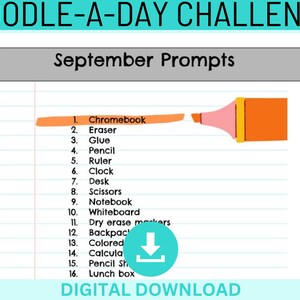 10 Month Doodle-a-day Challenge - Etsy