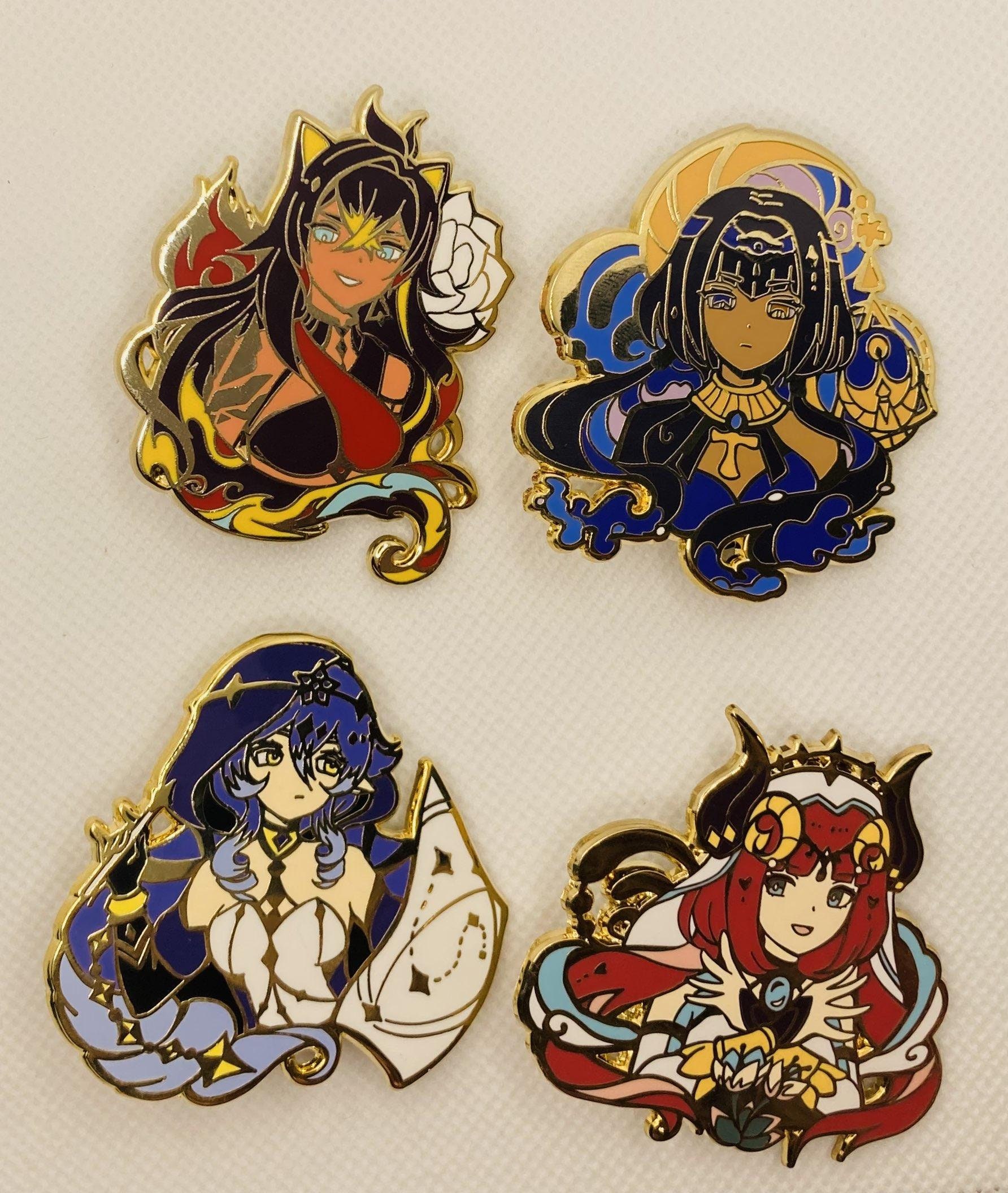 Enamel Pins Candace Dehya Nilou Layla Genshin Impact - Etsy