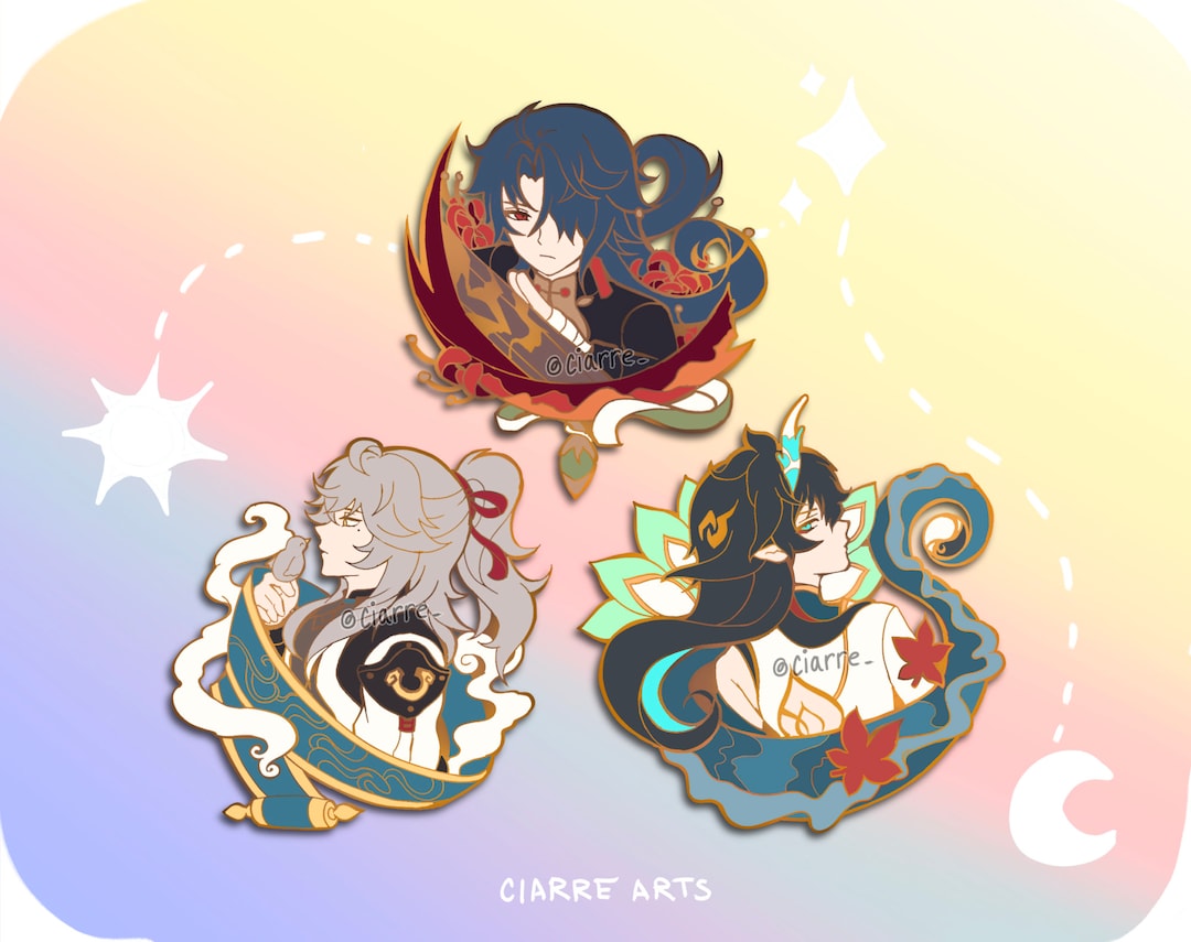Enamel Pins - Jing Yuan, Dan Heng, Blade - HSR - Etsy