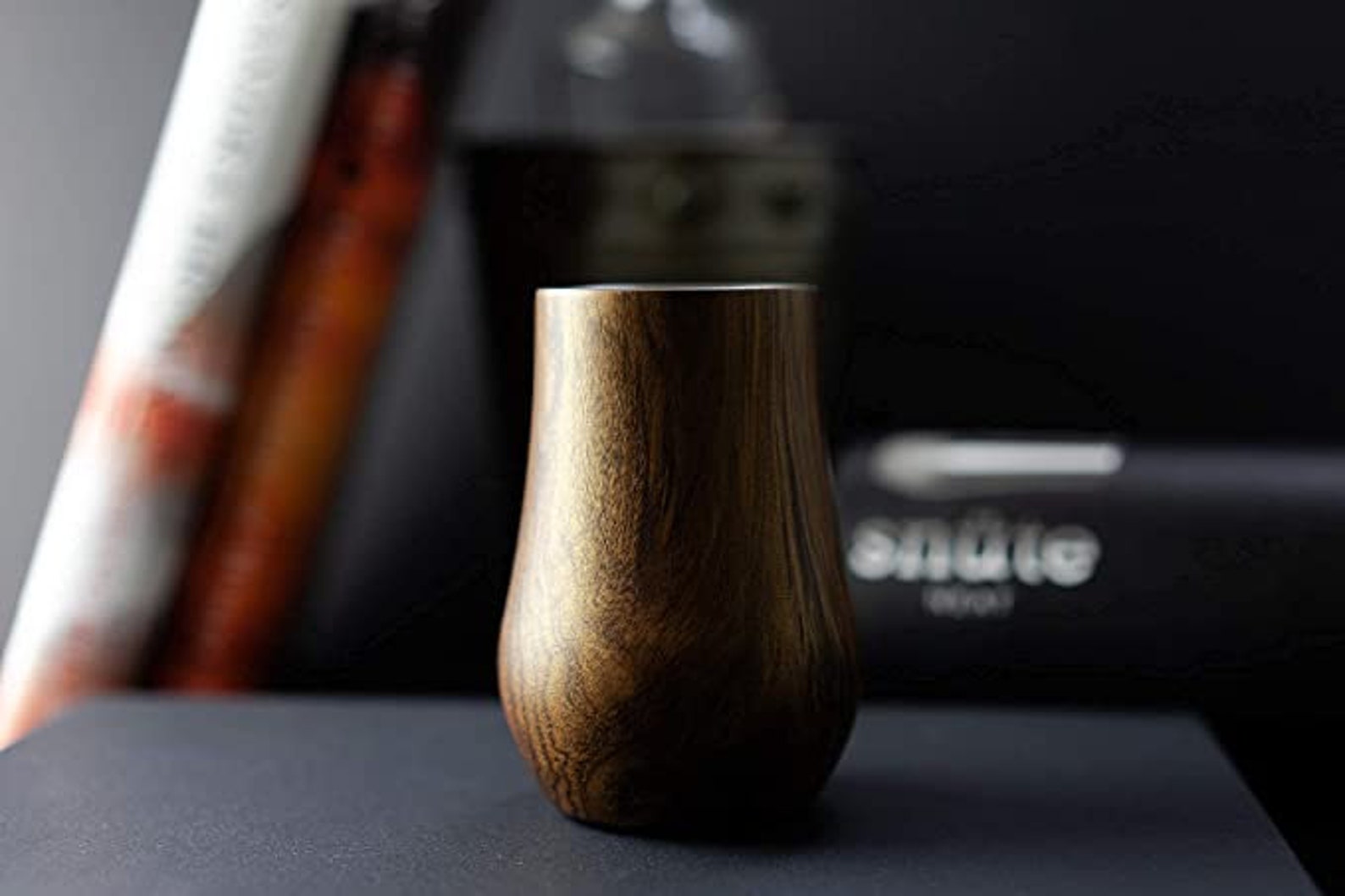 Snute Double-wall Stainless Steel Whiskey Glasses - Stemless Whiskey ...