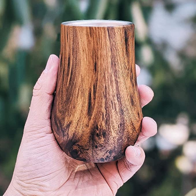 Snute Double-wall Stainless Steel Whiskey Glasses - Stemless Whiskey ...