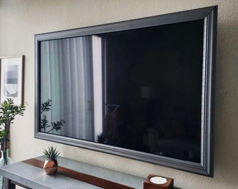 Wood TV Frames, genuine Oak, Wall Art, Aesthetic Home Décor, Room Décor ...