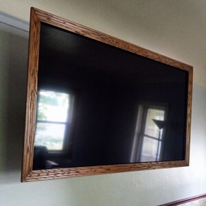 Wood TV Frames, (genuine Oak), Wall Art, Aesthetic Home Décor, Room ...