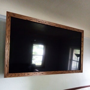 Wood TV Frames, (genuine Oak), Wall Art, Aesthetic Home Décor, Room ...