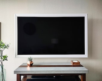 Wood TV Frames, genuine Oak, Wall Art, Aesthetic Home Décor, Room Décor ...