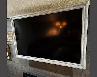 Wood TV Frames, (genuine Pine), Wall Art, Aesthetic Home Décor, Room ...