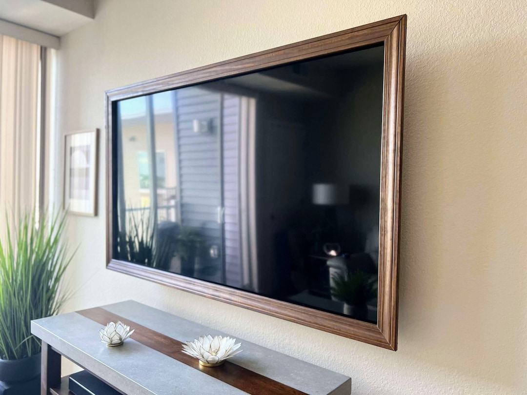 Wood TV Frames, (genuine Pine), Wall Art, Aesthetic Home Décor, Room ...