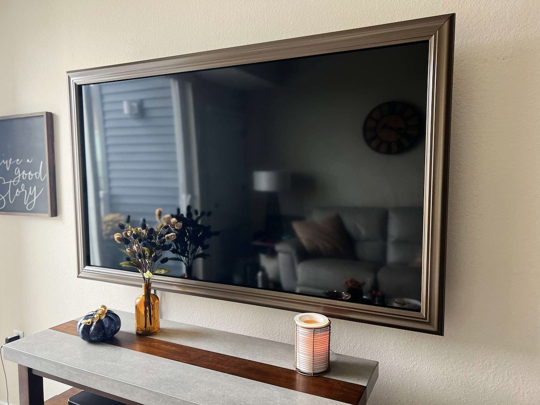 Crown TV Frames, (modern Brown), Wall Art, Aesthetic Home Décor, Room ...