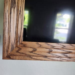 Wood TV Frames, (genuine Oak), Wall Art, Aesthetic Home Décor, Room ...