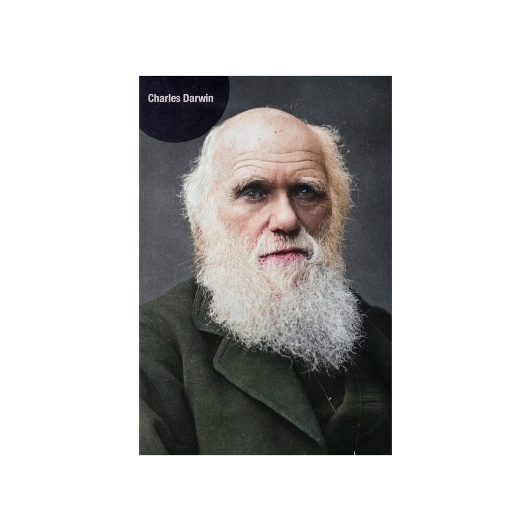 Charles Darwin Wall Art, Biology Poster, Survival of the Fittest ...