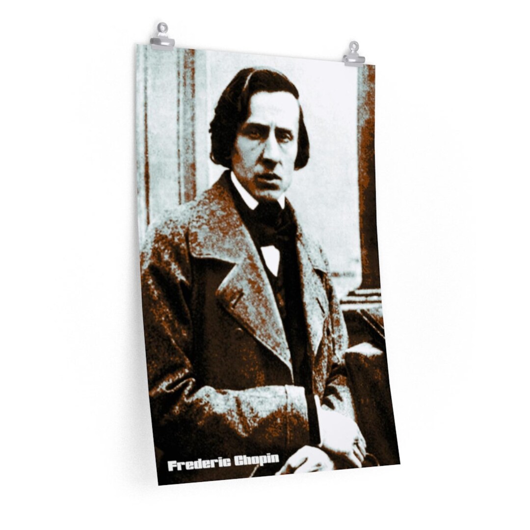 Frederic Chopin Portrait Poster Pianiste Classical Music Composer - Etsy