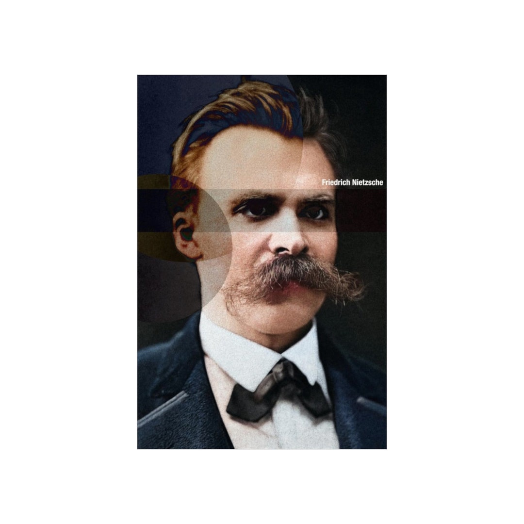 Friedrich Nietzsche Wall Art, Philosophy Poster, Will to Power, Camus ...