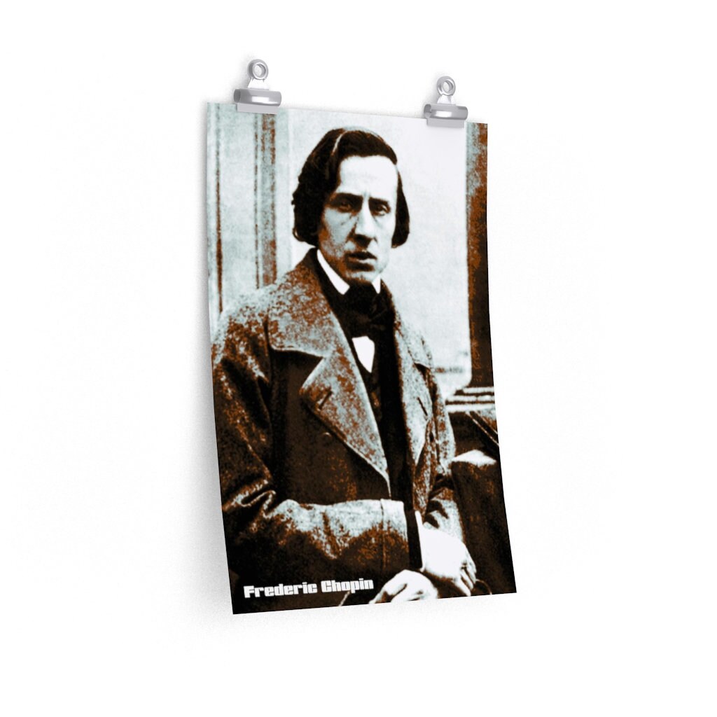 Frederic Chopin Portrait Poster Pianiste Classical Music Composer - Etsy