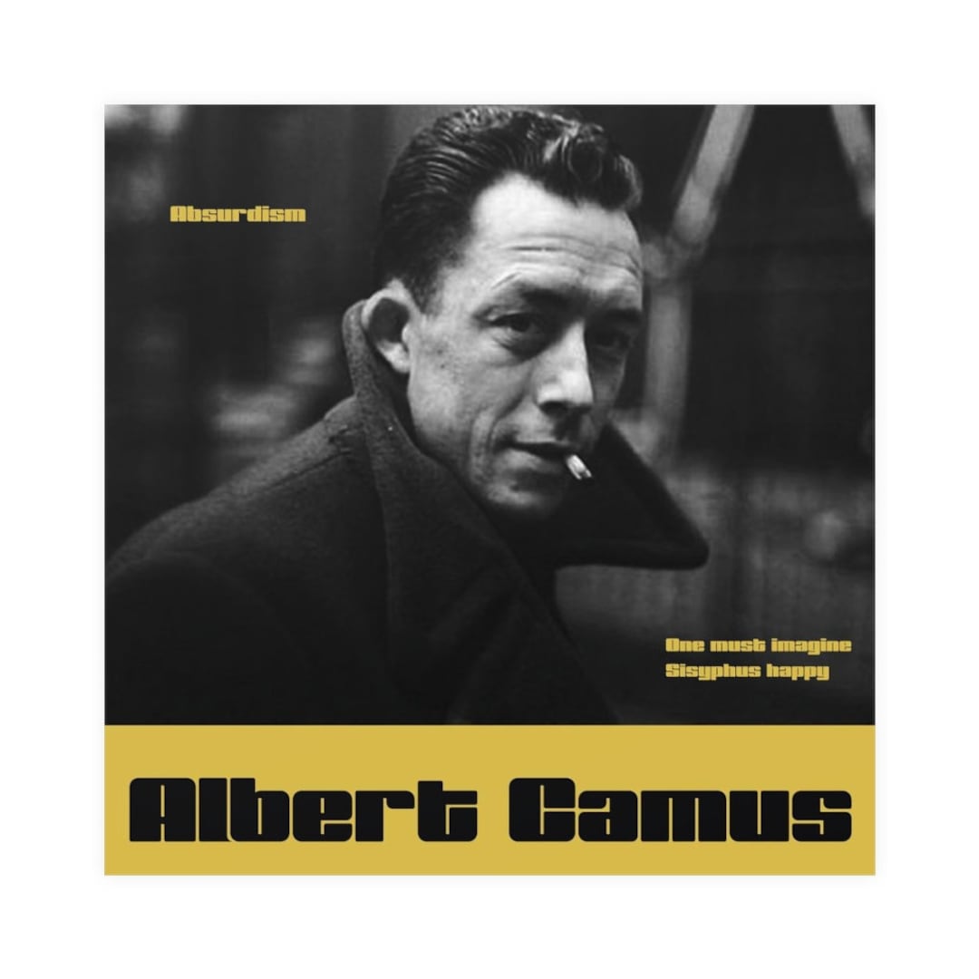 Albert Camus Portrait Poster - Etsy