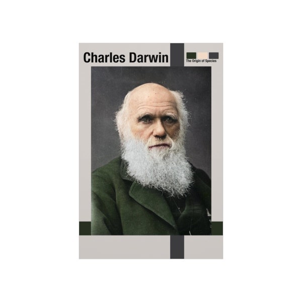 Charles Darwin Poster - Etsy