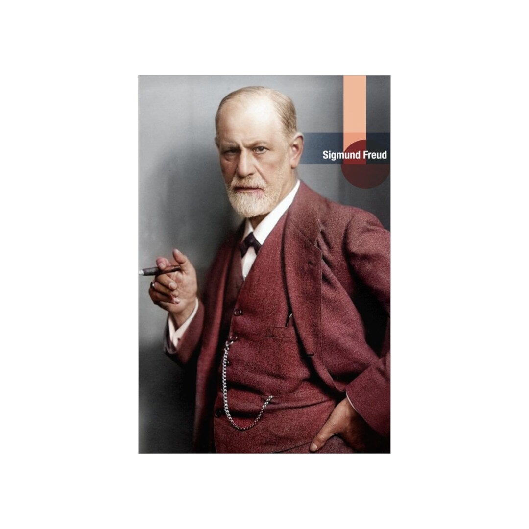Sigmund Freud Poster, Psychology Student Art, Philosophy Wall Art ...