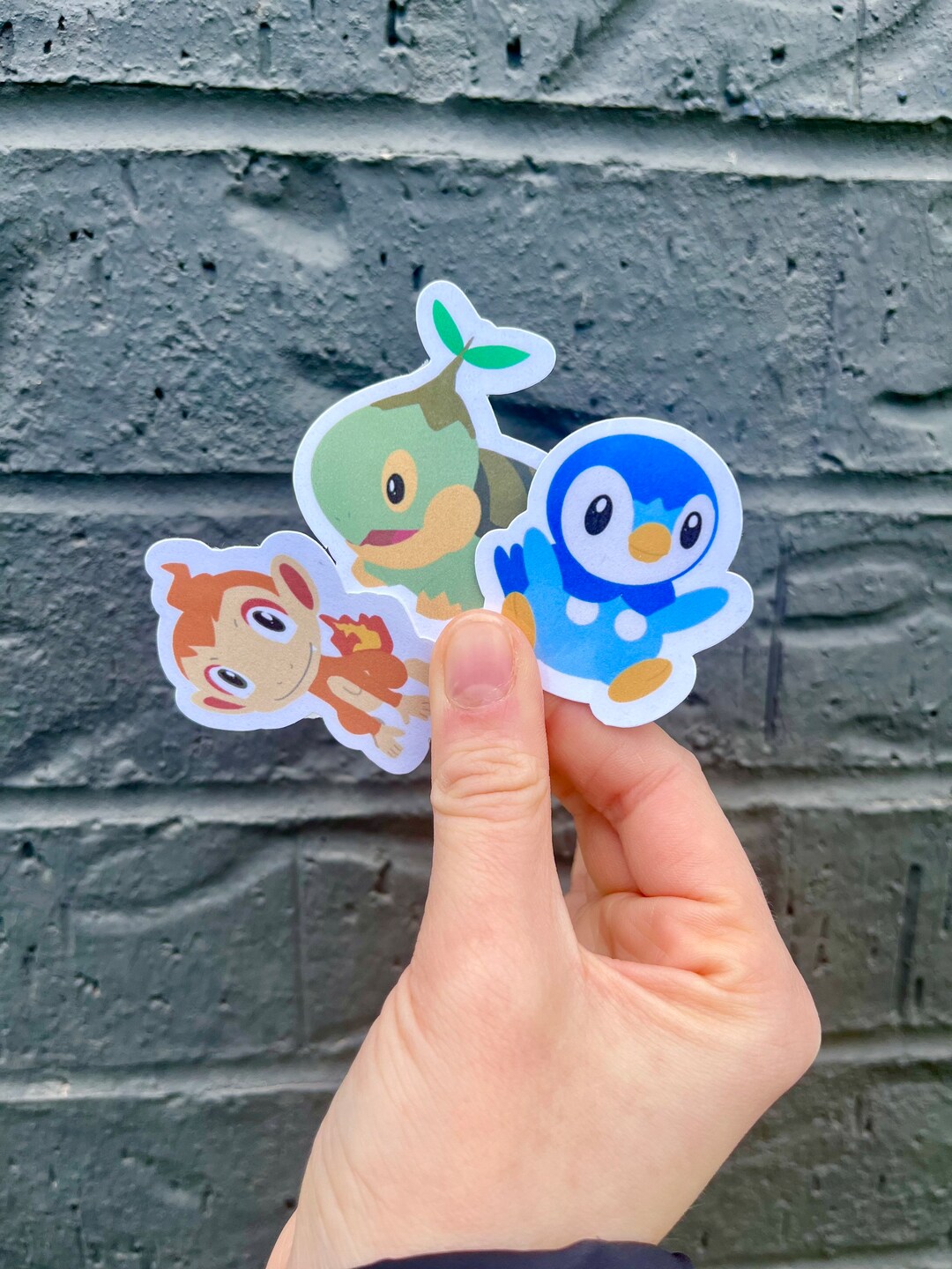 Sinnoh Starters Sticker Pack Sofandom Shopsofandom - Etsy