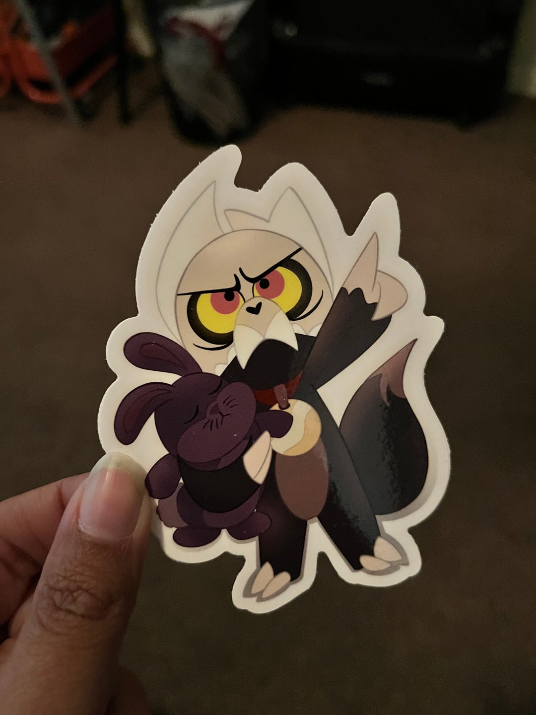 King of Demons & Titans Fan Art Sticker, Owl House Clawthorne Print, DC ...