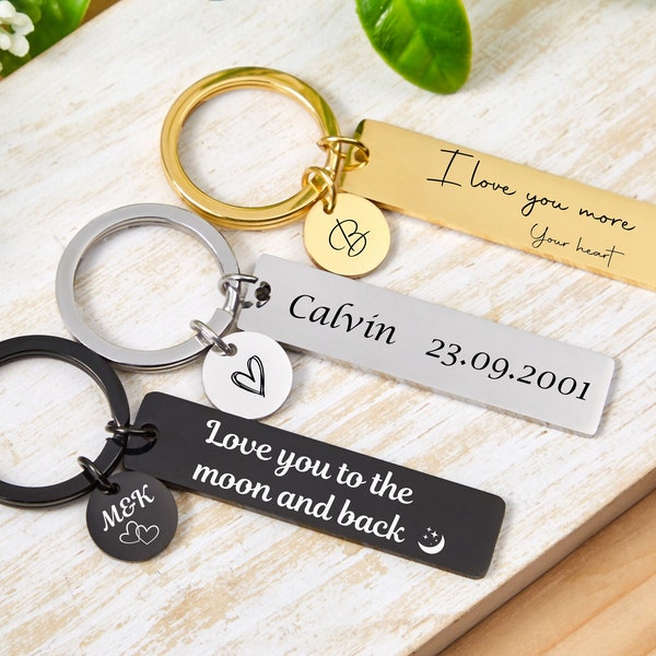 Stainless Keychain - Etsy