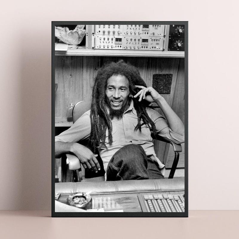 Bob Marley Poster Framed - Etsy