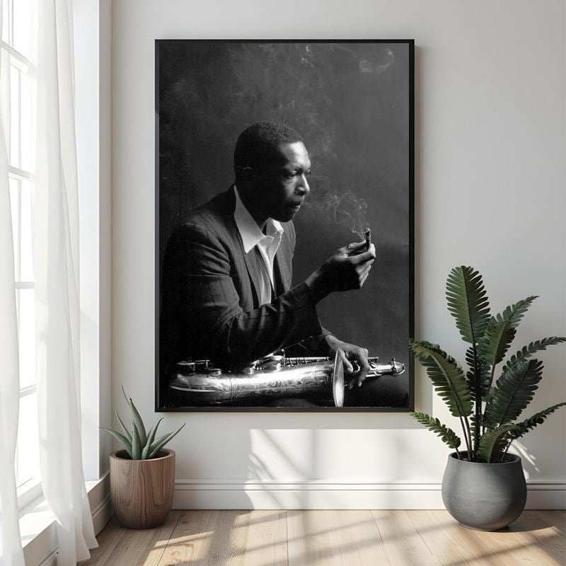 John Coltrane Poster Jazz Canvas Art Painting Wall Art Picture Print ...