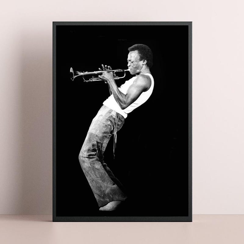 Miles Davis Poster - Etsy