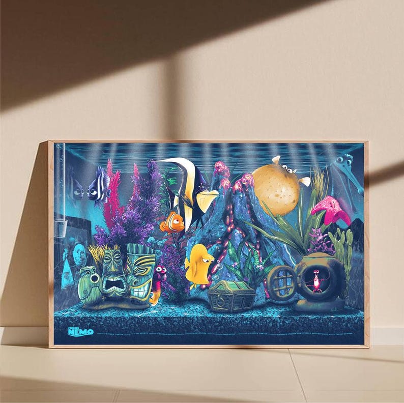 Finding Nemo Poster Classic Movie Canvas Art Painting Wall Art Picture ...