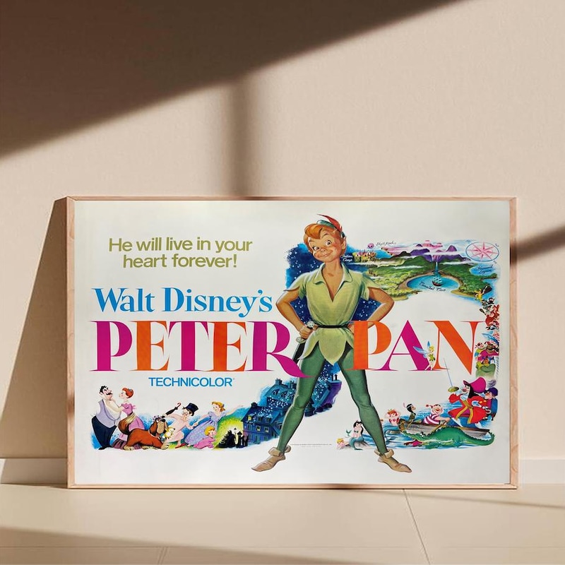 Peter Pan Poster - Etsy