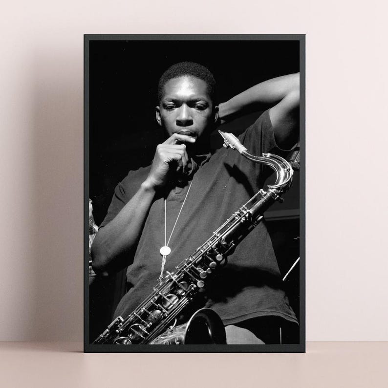 John Coltrane Poster Jazz Canvas Art Painting Wall Art Picture Print ...
