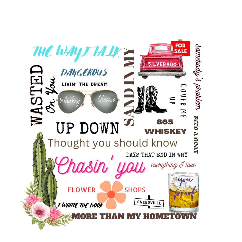 Wallen Songs Digital Png - Etsy