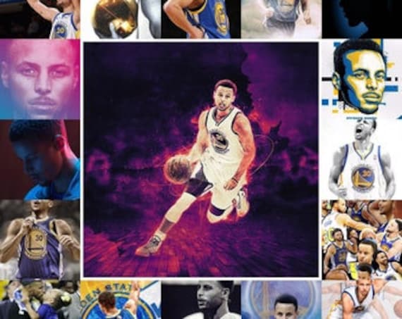 Logotipo de Steph Curry SVG PDF EPS png baloncesto svg - Etsy España