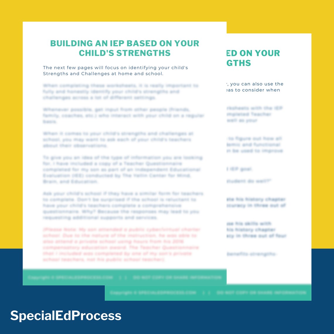 Special Education Strength Based IEP Goals, IEP All About Me, Strengths ...