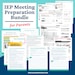 IEP Binder Kit + Parent Meeting Prep Worksheets – Special Education ...