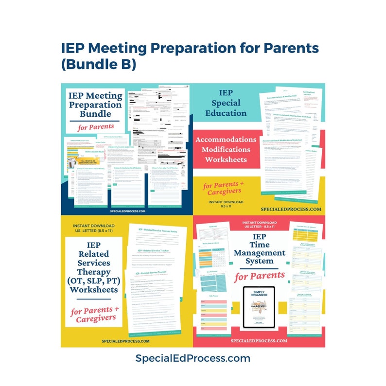 Special Education IEP Meeting Prep, Special Ed Parent Time Management ...