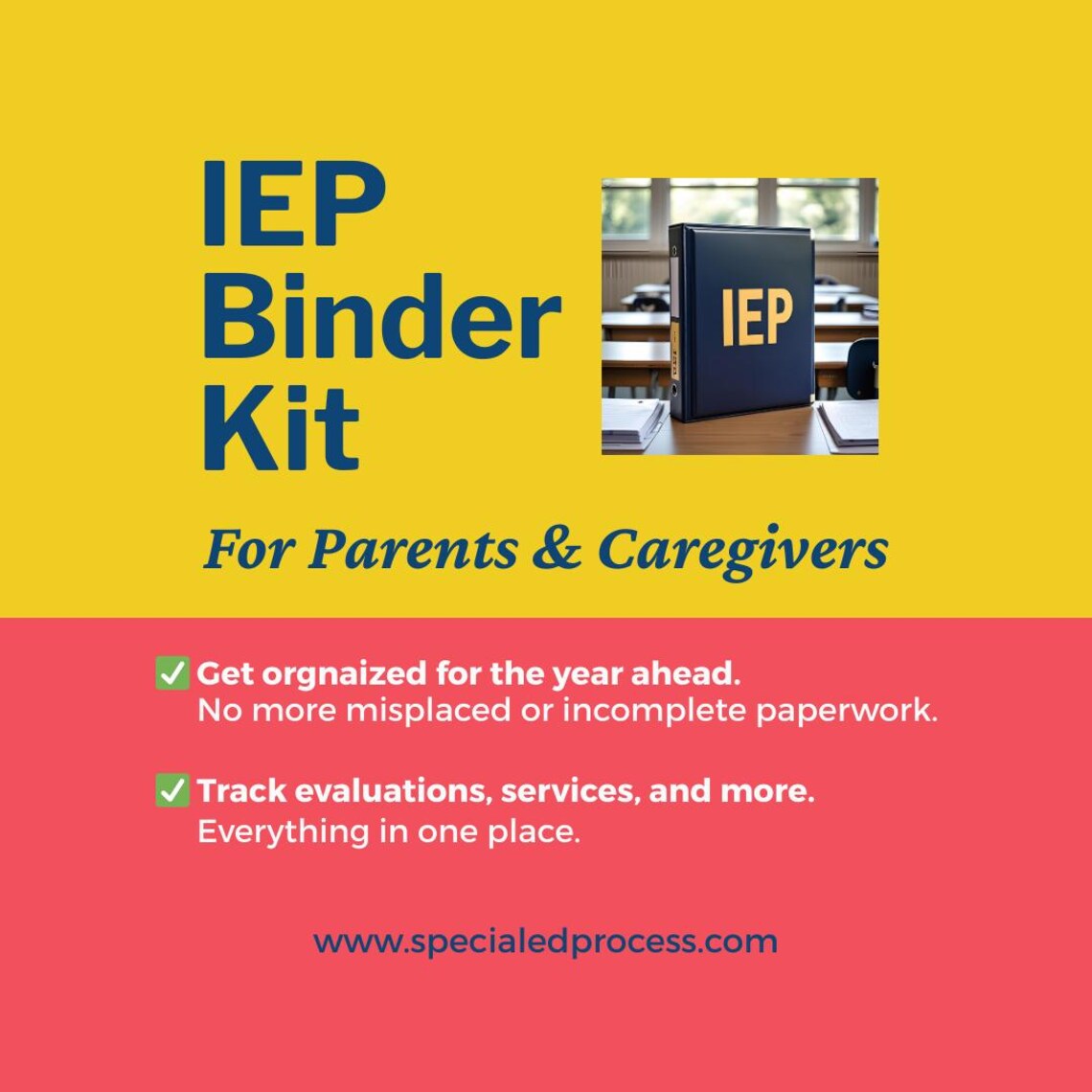 IEP Binder Kit + Parent Meeting Prep Worksheets – Special Education ...