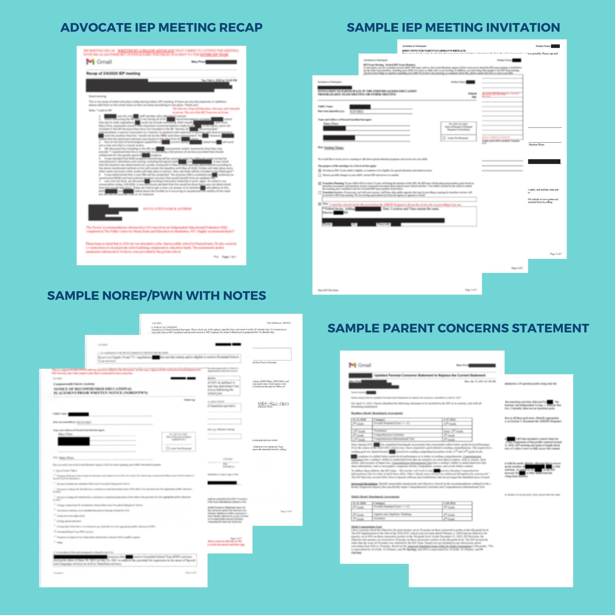 Special Education IEP Meeting Prep, Special Ed Parent Time Management ...