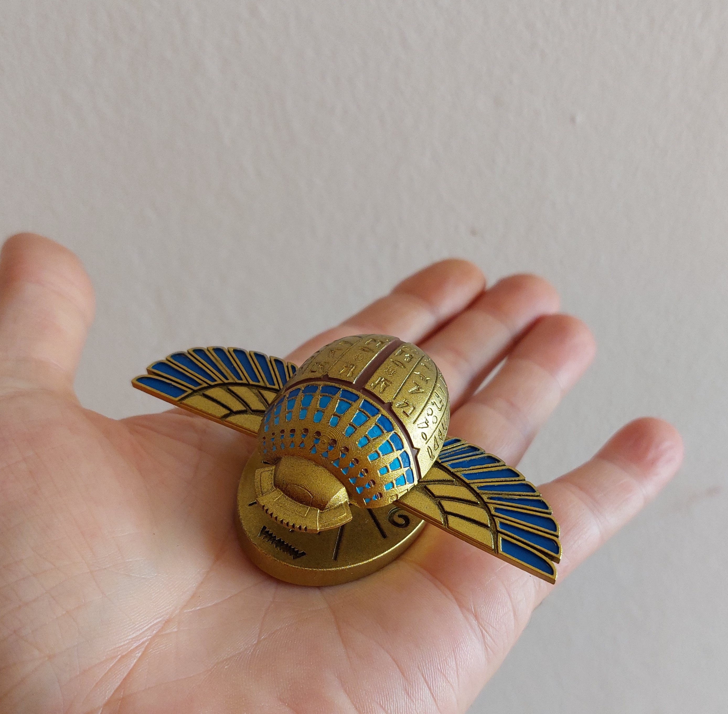 Moon Knight Scarab Compass - Floating - Painted - Etsy