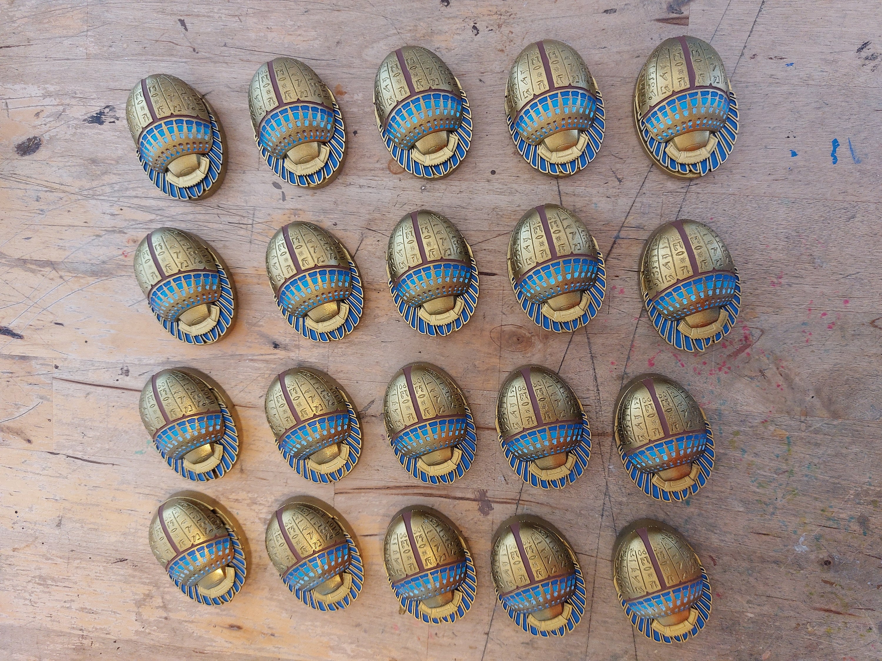 Moon Knight Scarab Compass - Floating - Painted - Etsy