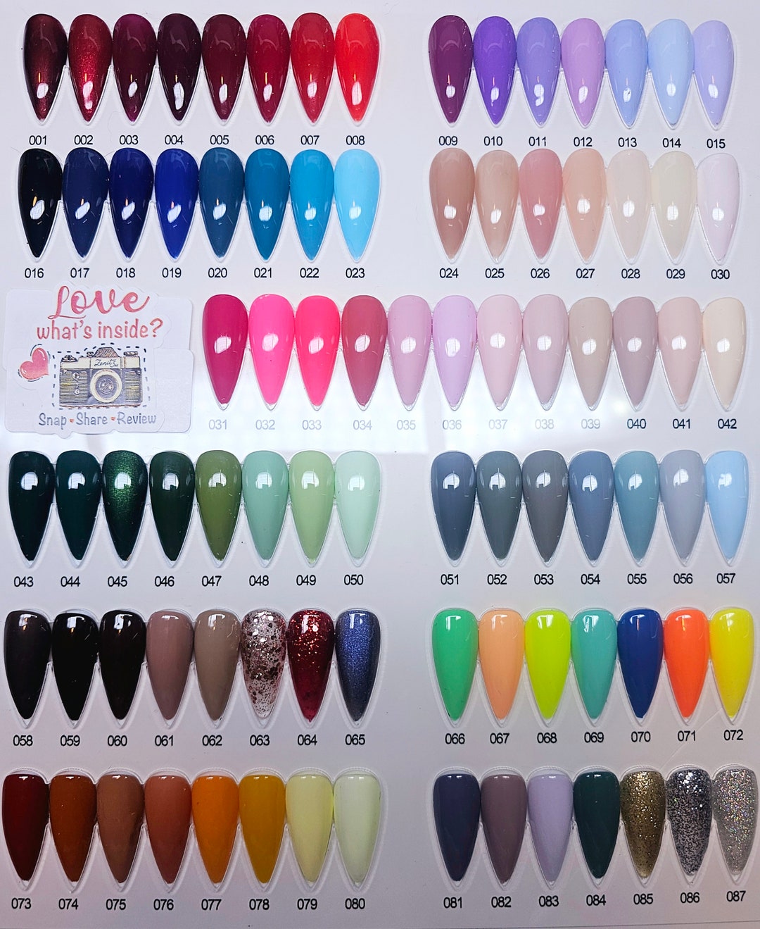 Solid Color 120 Color Selection| Hand Printed Press on Gel Nails | DIY ...