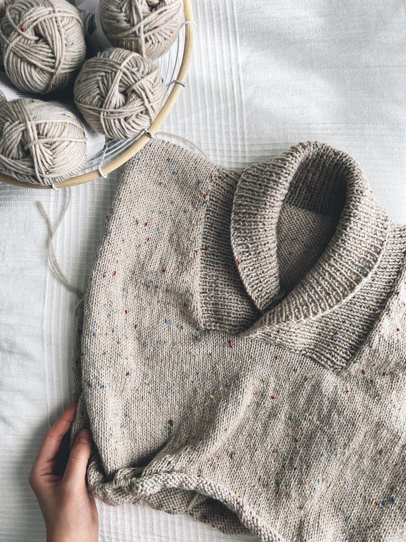 Lava Man Sweater. Knitting Pattern [ENG] - Etsy