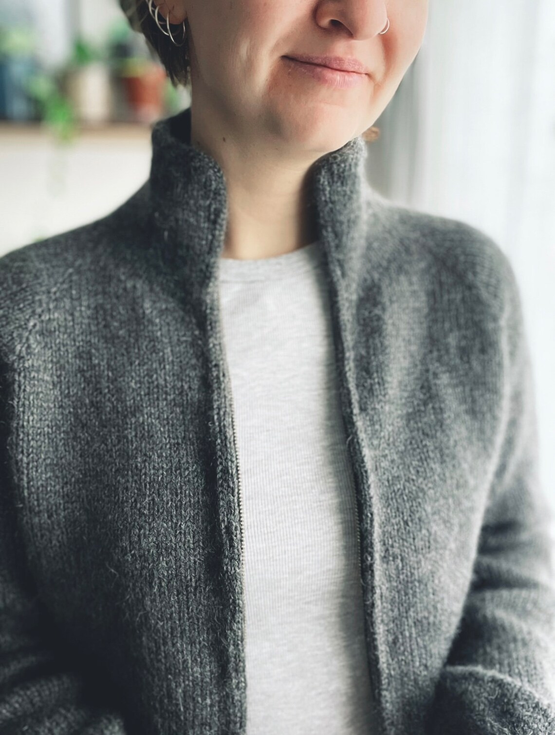 Yucca Zipper. Knitting Pattern [ENG] - Etsy