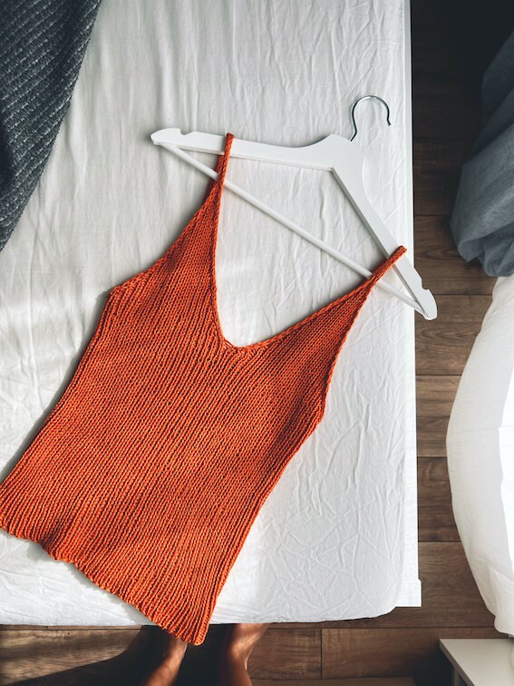 MY RIBBED TOP. Knitting Pattern [eng] - Etsy