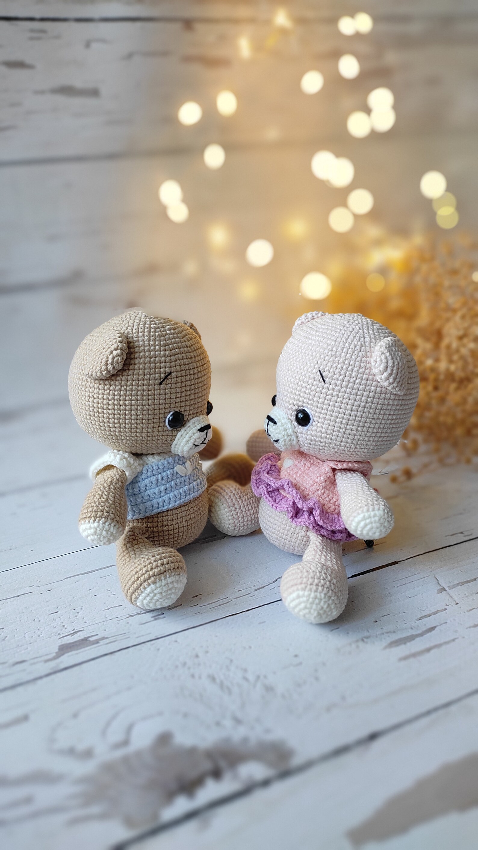 Ernie Rose Bear ,one Pattern Two Toys, English Amigurumi Pattern ...