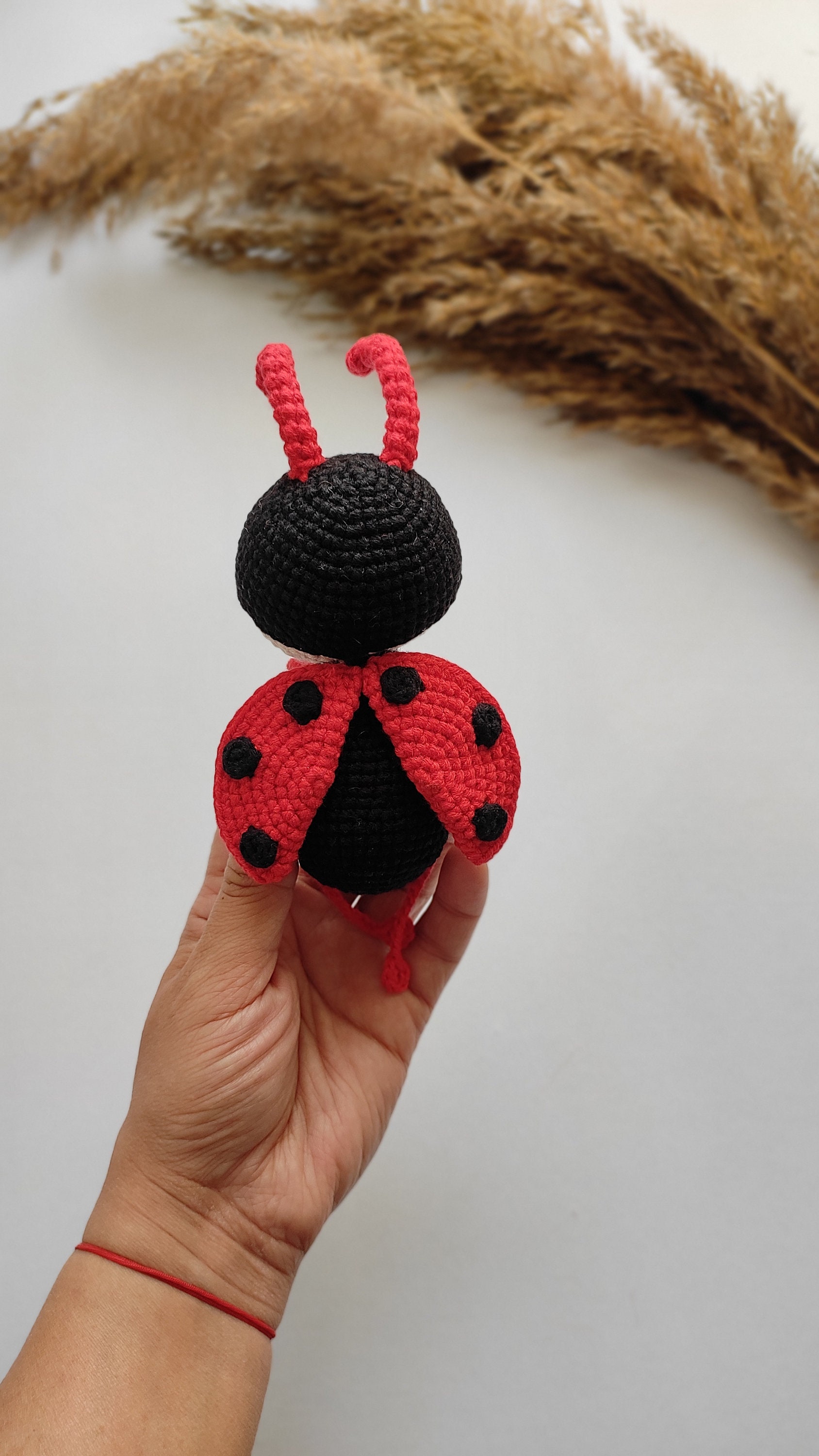 Ladybug, Amigurumi Animal, English Amigurumi Pattern, Amigurumi Ladybug ...
