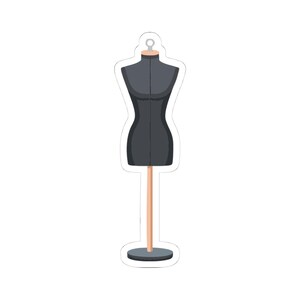 Mannequin Stand Kiss-cut Stickers, Decals, Fashion Lover Gift, Trendy ...