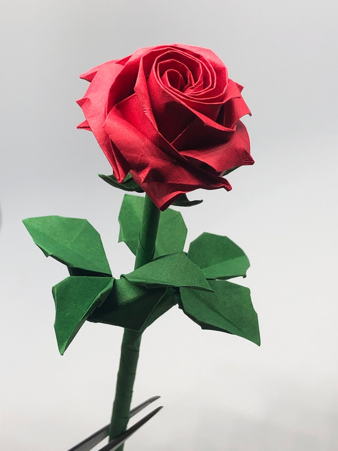 Handcrafted Origami Rose, Valentine’s Day Gift for Her, Gift for Him ...