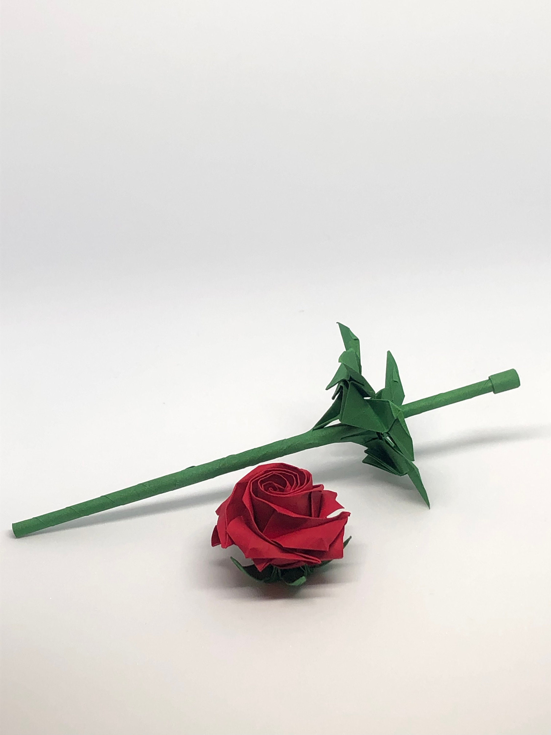 Handcrafted Origami Rose, Valentine’s Day Gift for Her, Gift for Him ...