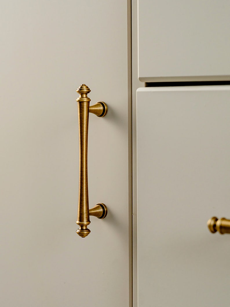 Antique Brass Knobs and Pulls for Cabinet Door Pulls Antique Drawer Pulls British Traditional ...