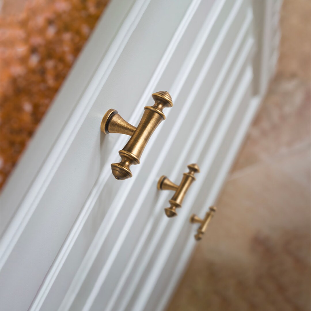 Antique Brass Knob Pull British Home Decor Decorative Knobs Brass Cabinet Knob Pulls Antique ...